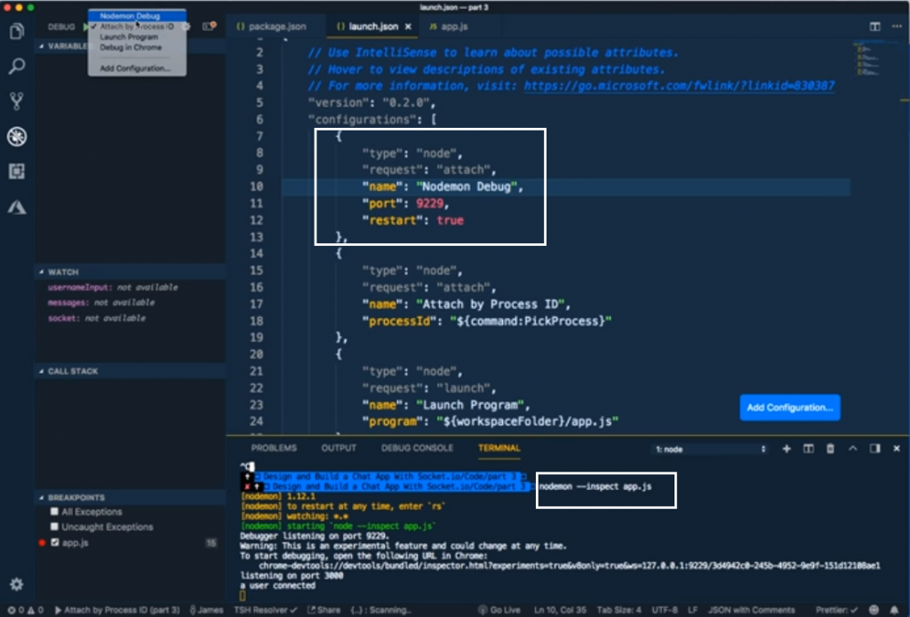 Nodejs – Debugger – Web Development Nodejs – Debugger – Web Development